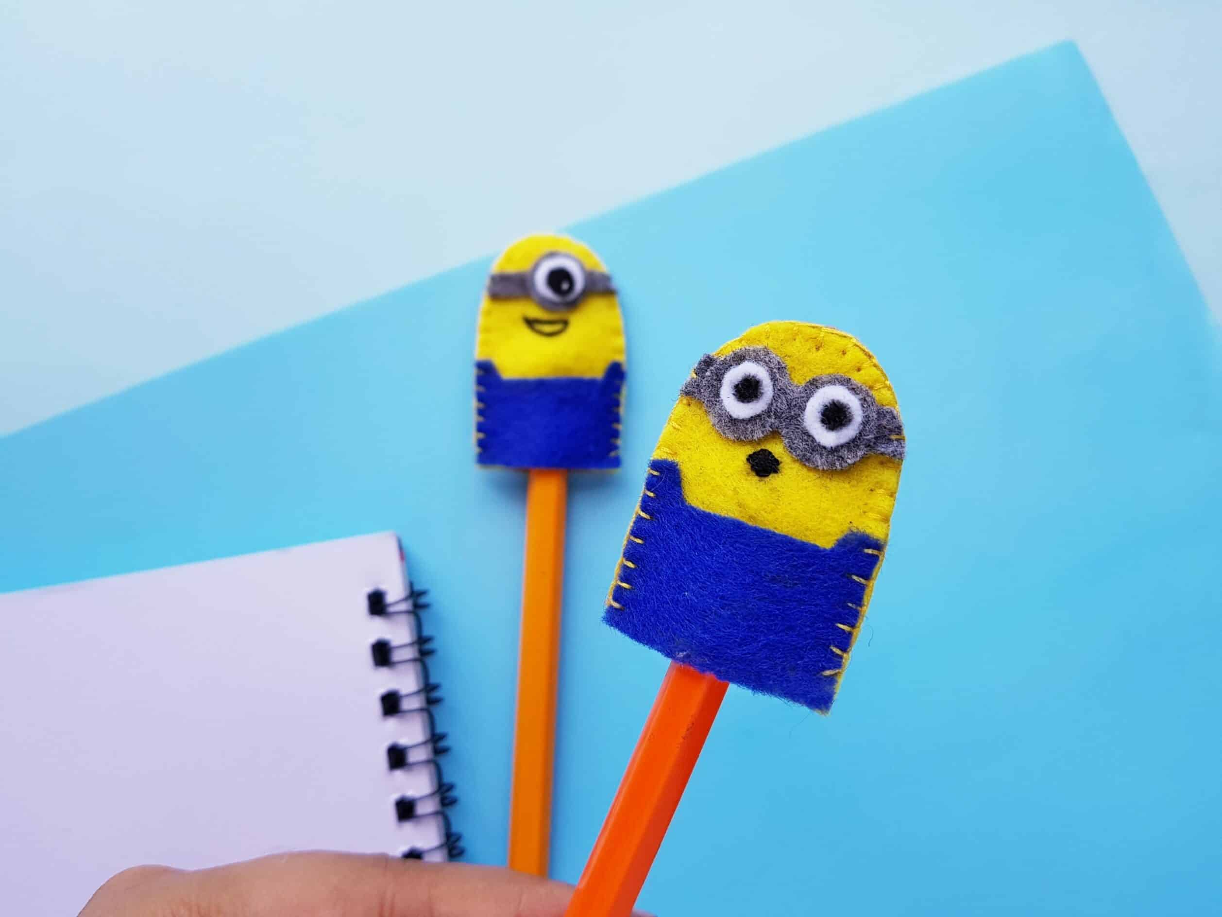Felt Minion Craft: Pencil Toppers - Easy Things to Sew