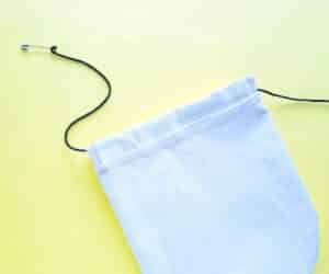 How To Sew A Round Drawstring Pouch - Easy Things to Sew
