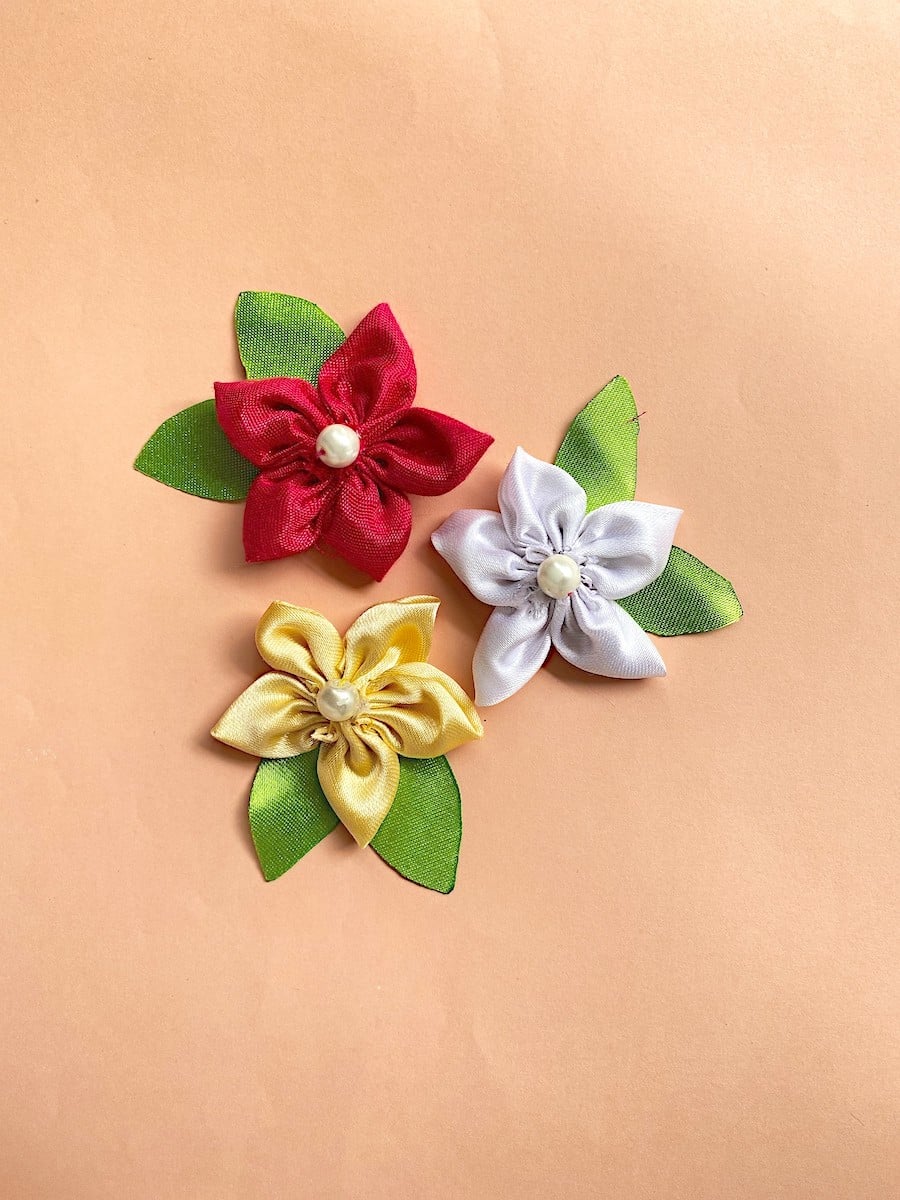 How To Sew Satin Flowers - Easy Things to Sew