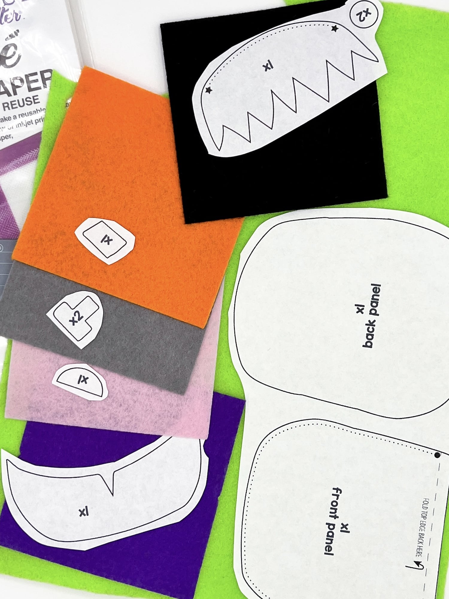 How to Sew a Frankenstein Candy Pouch - Easy Things to Sew