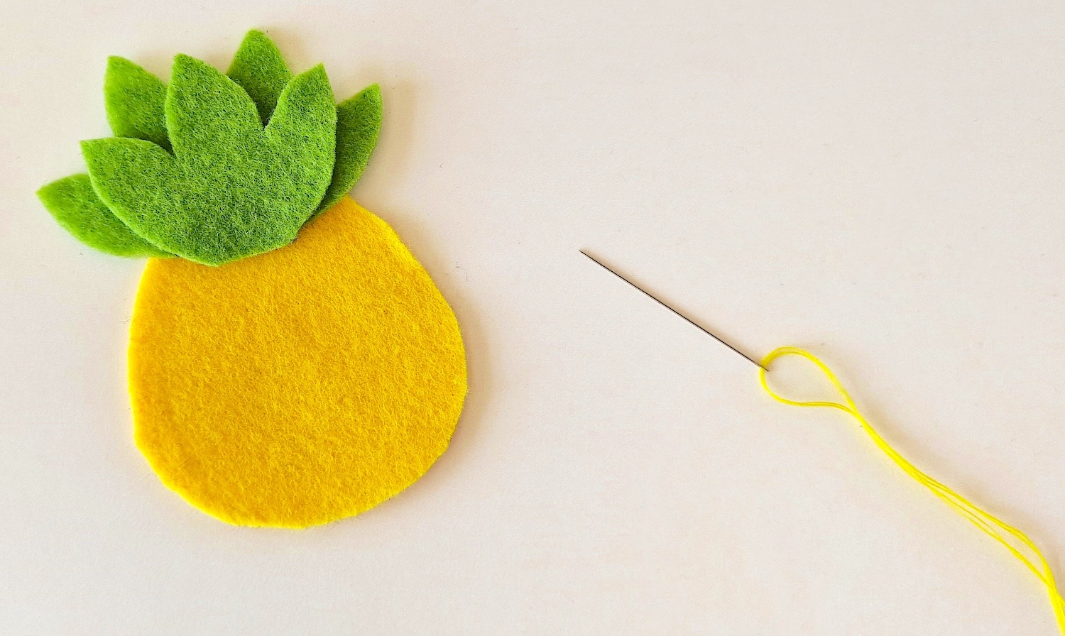 Felt Pineapple Plushies (Free Pattern) - Easy Things to Sew