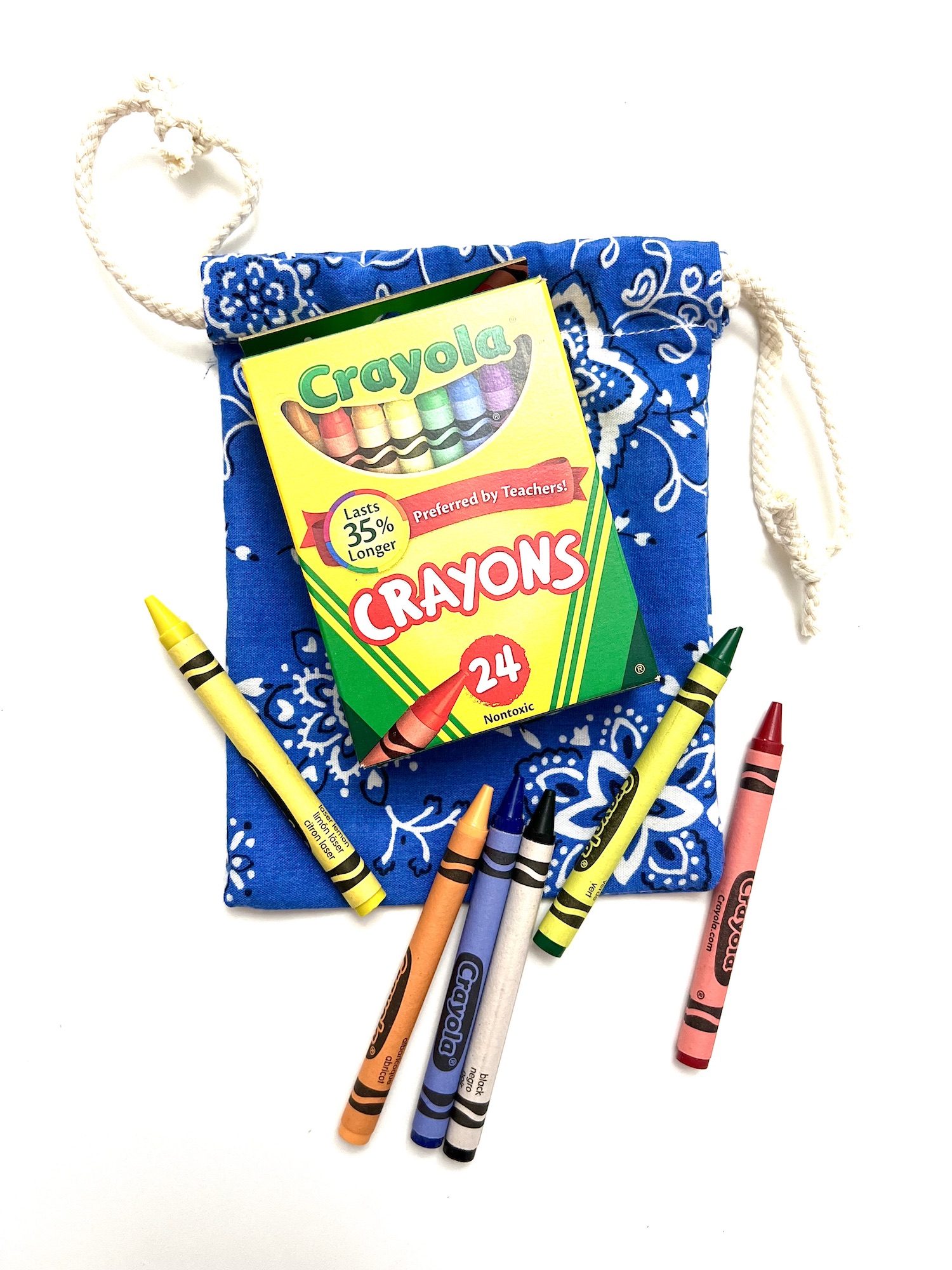 DIY Crayon Bag (with Video) - Easy Things to Sew