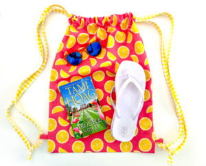 How to Make a Drawstring Backpack (Beginner Sewing Tutorial with Video ...