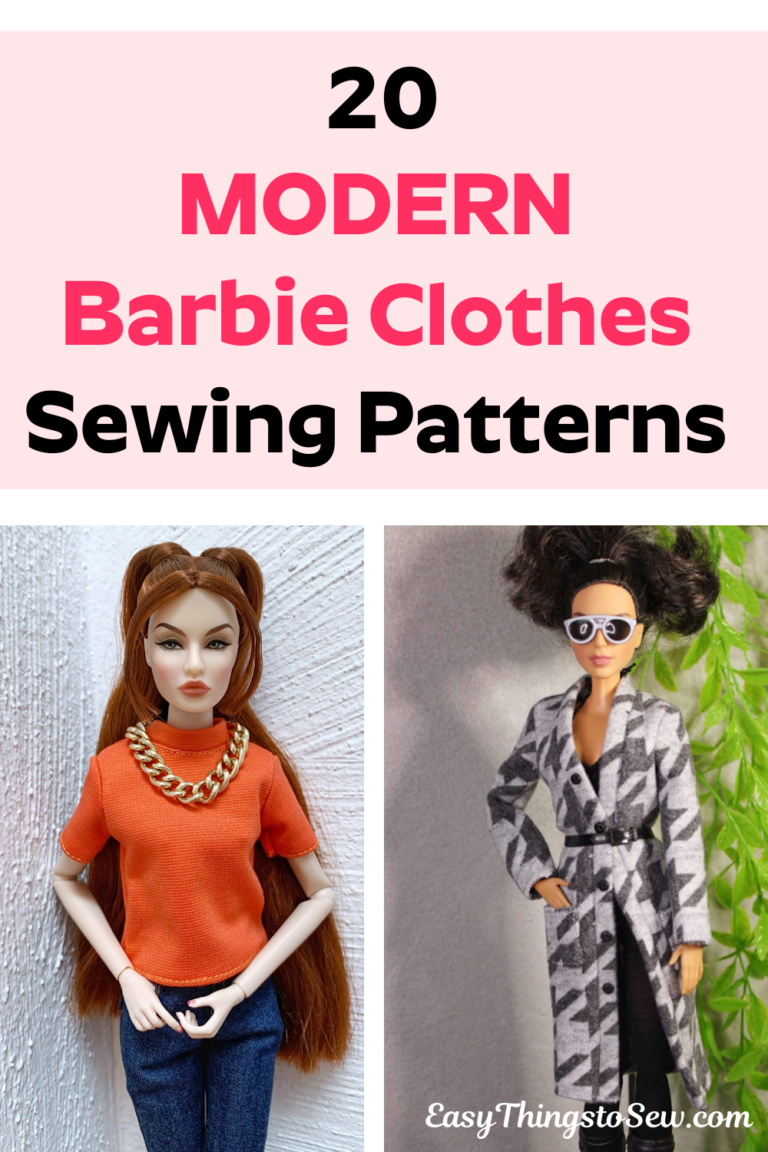 28 Free Sewing Patterns for Barbie Clothes - Easy Things to Sew