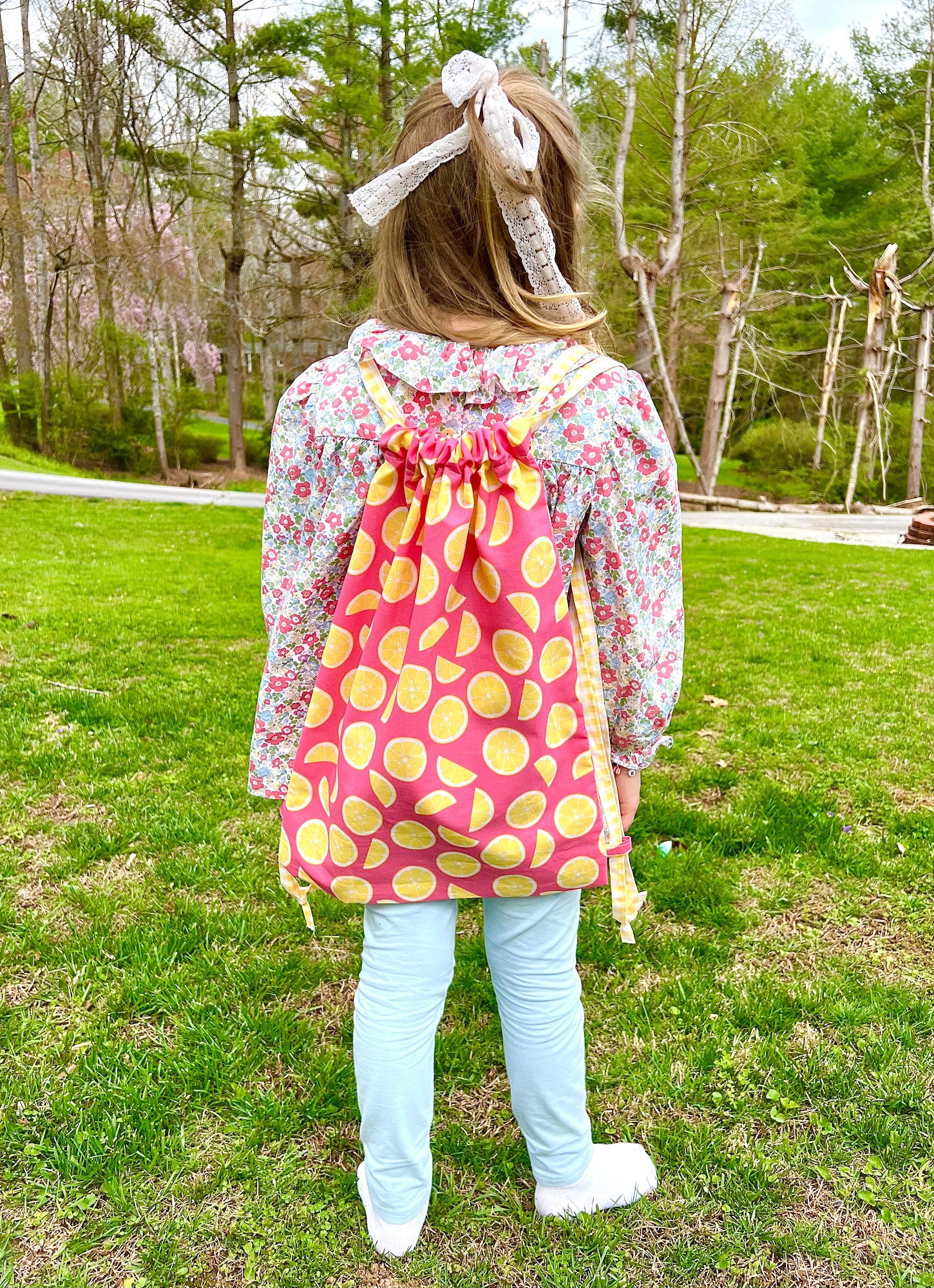 How to Make a Drawstring Backpack (Beginner Sewing Tutorial with Video ...