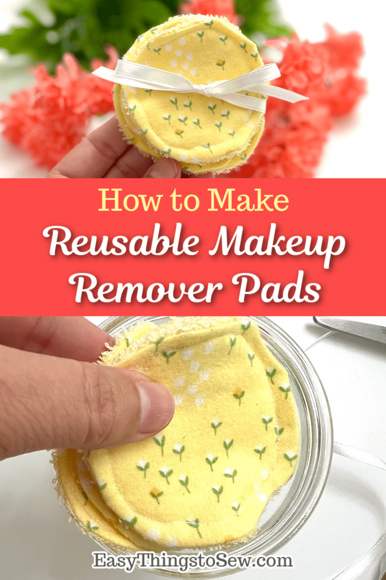 DIY Reusable Makeup Remover Pads - Easy Things to Sew