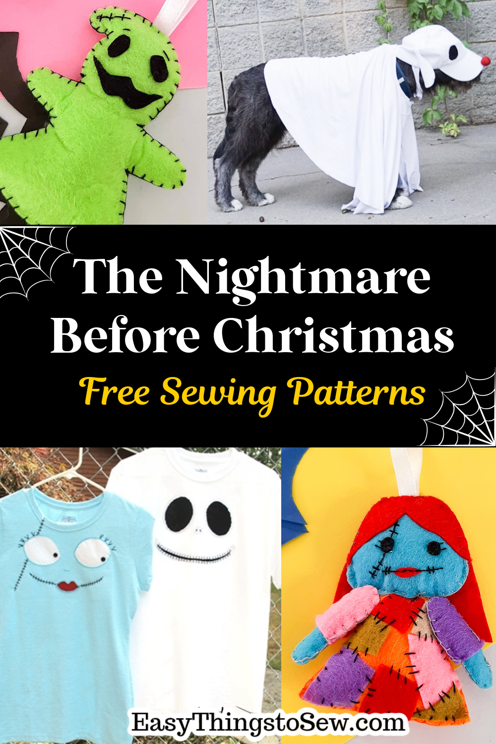 Nightmare Before Christmas Free Sewing Patterns - Easy Things to Sew