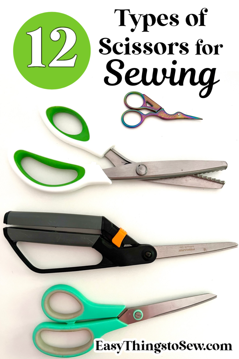 Essential Guide to Different Types of Sewing Scissors - Easy Things to Sew