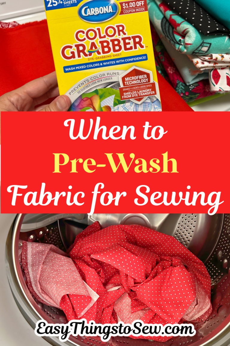 How to Prewash Fabric Before Sewing: When You Should Do It - Easy ...