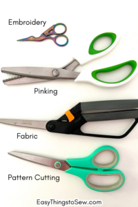 Essential Guide to Different Types of Sewing Scissors - Easy Things to Sew