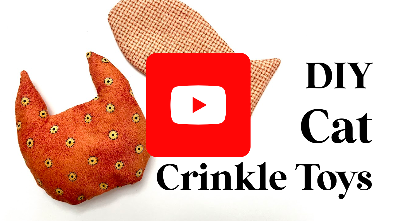 DIY Cat Crinkle Toys (with Video) - Easy Things to Sew