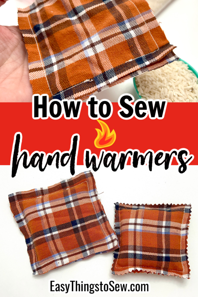 DIY Hand Warmers (with Video Tutorial) - Easy Things to Sew