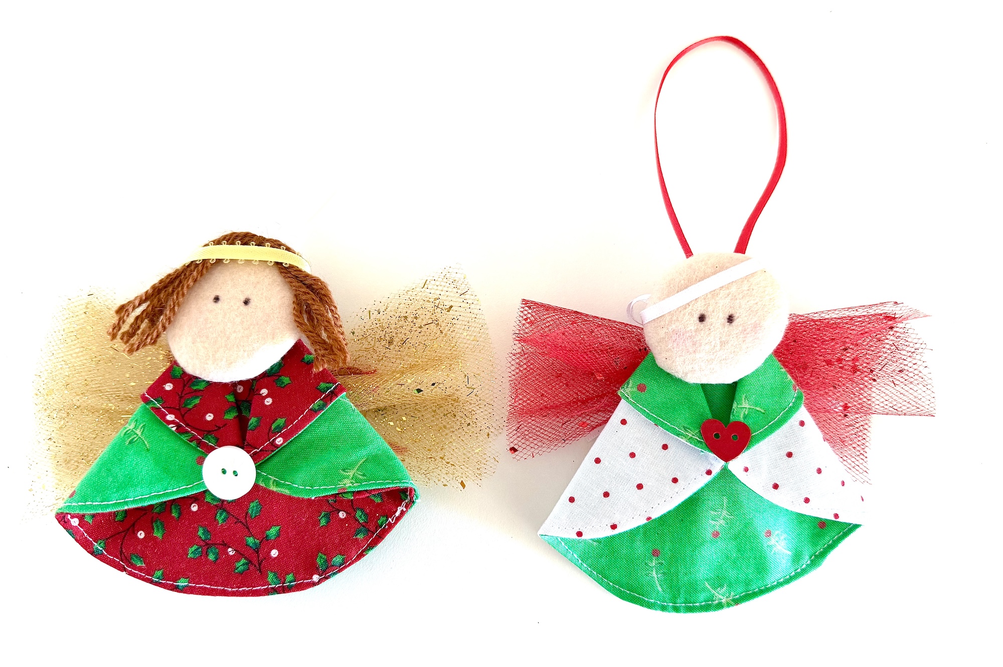 Easy DIY Christmas Angel Ornaments - Easy Things to Sew