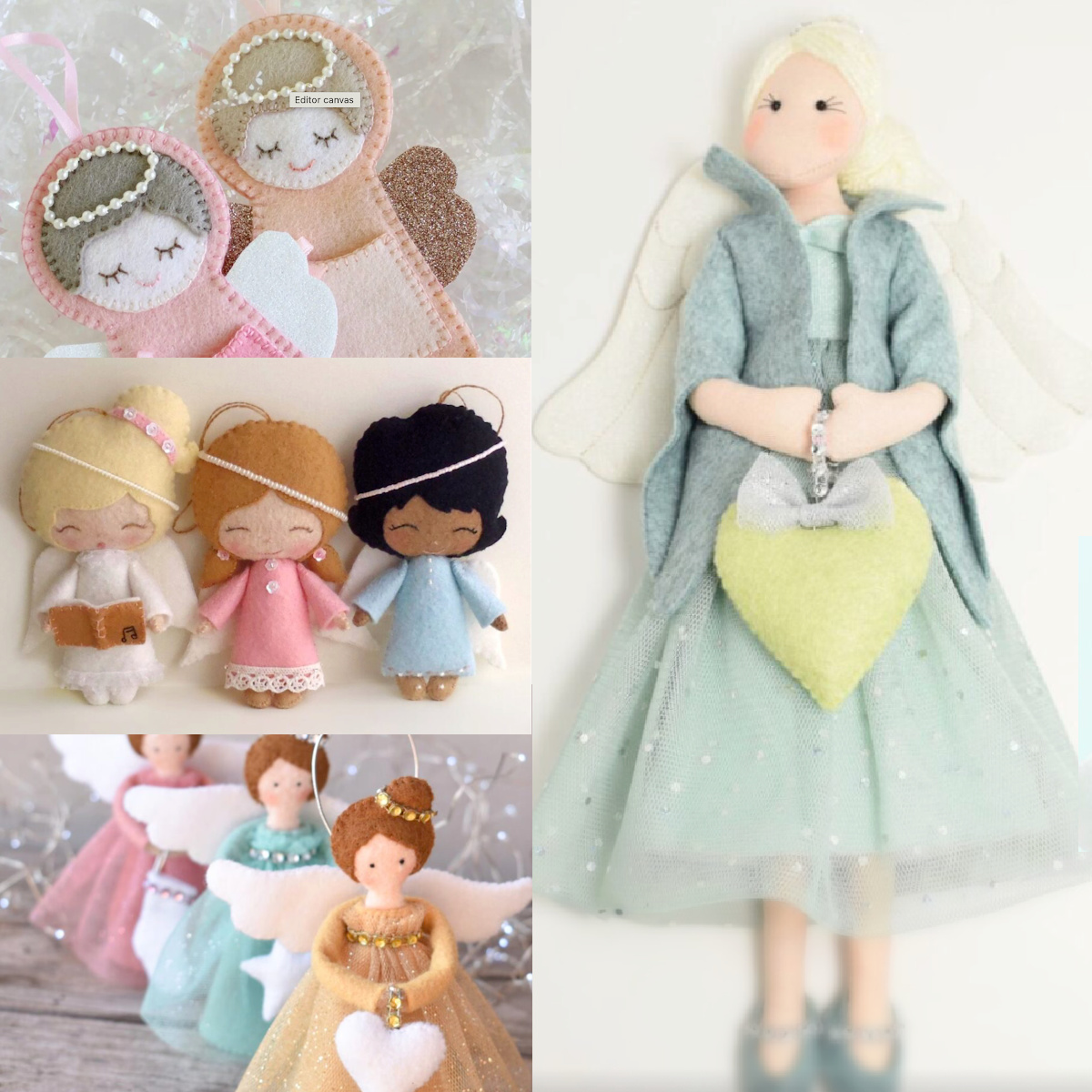 15 Angel Patterns to Make and Sew - Easy Things to Sew